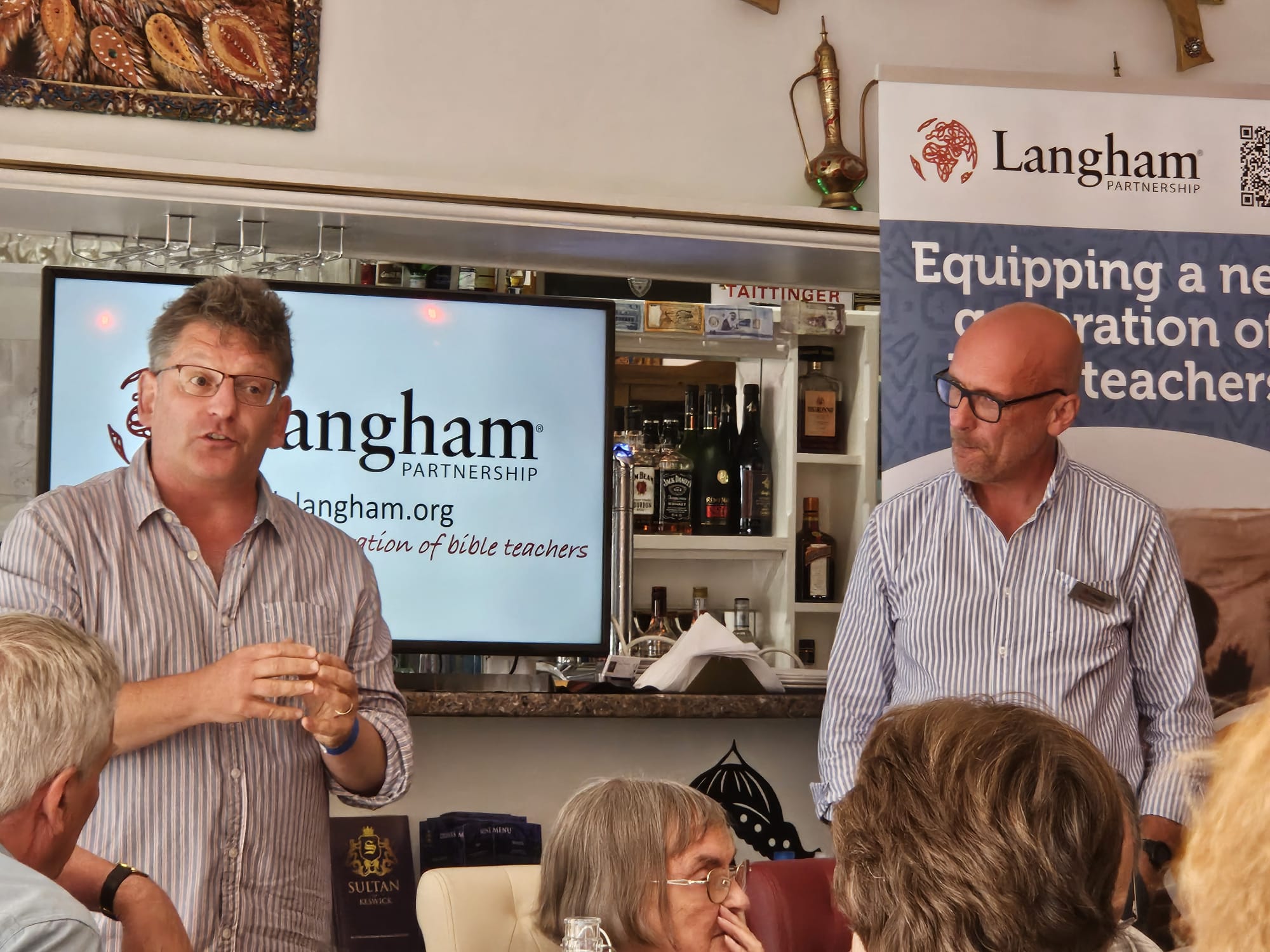 Femi Adeleye and Mark Meynell at Keswick 2024 | Langham Partnership United Kingdom and Ireland